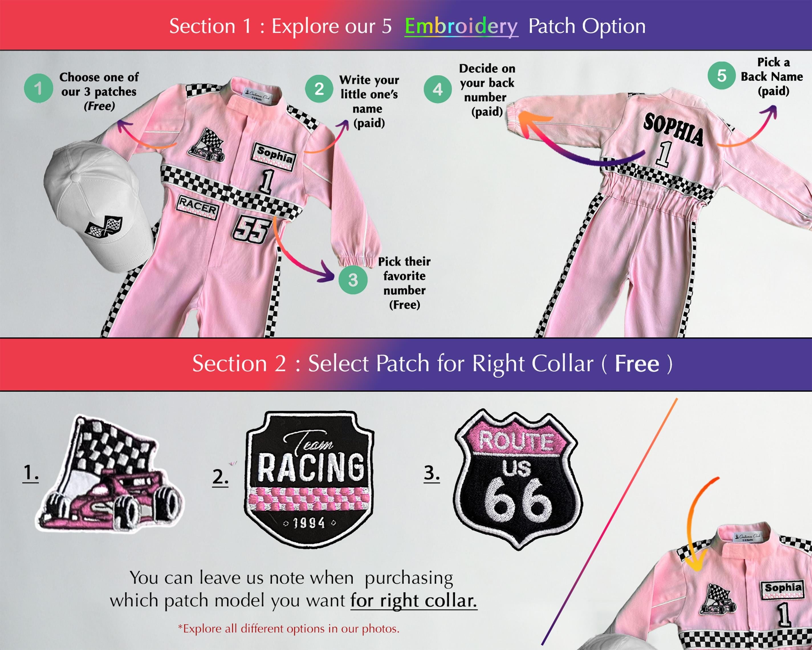 Pure Pink Racer Costume for Toddler | Handmade | Free Shipping ...